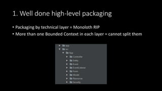 Pragmatic Monolith-First, easy to decompose, clean architecture | PPT