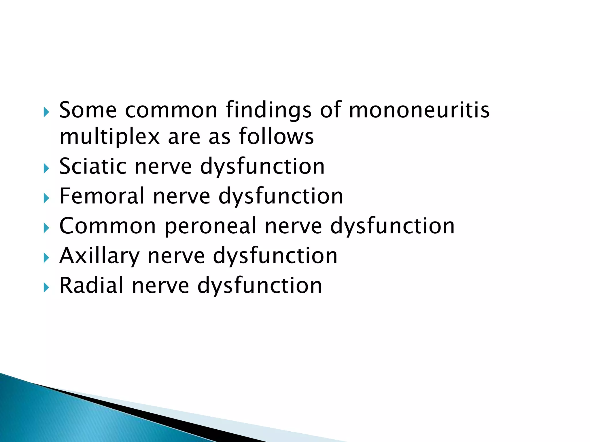 Mononeritis multiplex | PPTX