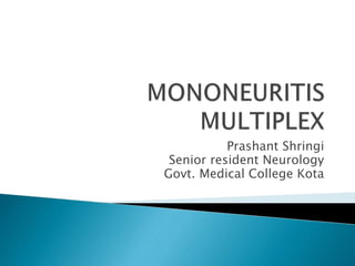 Mononeritis multiplex | PPT