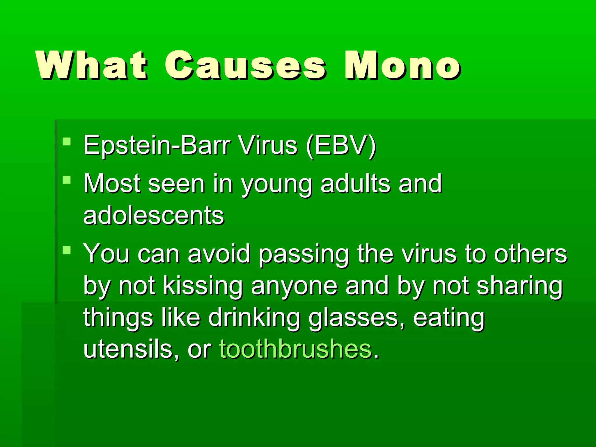 Mononucleosis | PPT