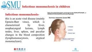 mononucleosis lecture mbbs medicine.ppt. | PPTX