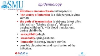 mononucleosis lecture mbbs medicine.ppt. | PPTX