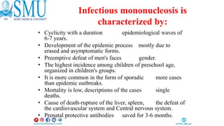 mononucleosis lecture mbbs medicine.ppt. | PPTX