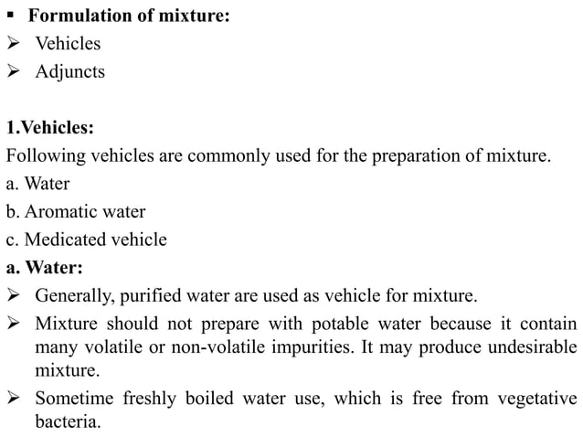 Monophasic liquid dosage form | PPTX | Pharmaceutical Drugs | Medical ...