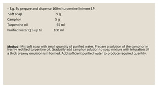 Monophasic liquid dosage form | PPT