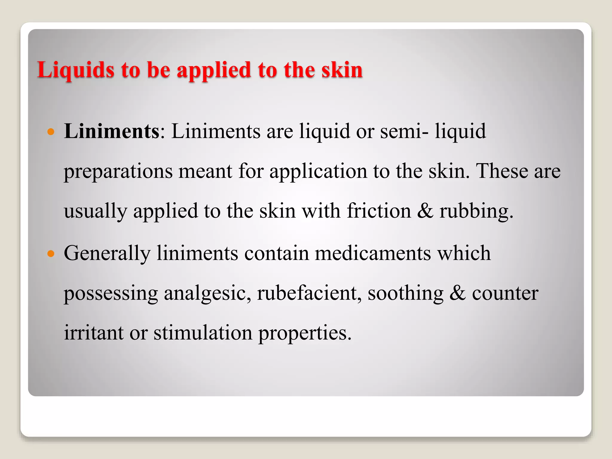 Monophasic liquid dosage forms | PPTX
