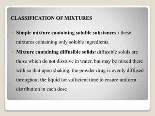 Monophasic liquid dosage forms | PPTX