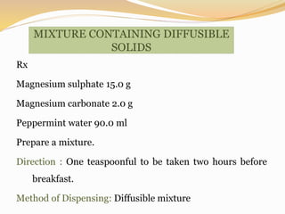 Monophasic liquid dosage forms part 2 | PPT