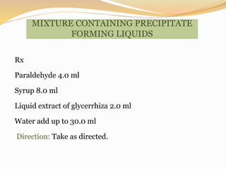 Monophasic liquid dosage forms part 2 | PPT