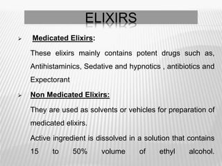 Monophasic liquid dosage forms part 3 | PPT
