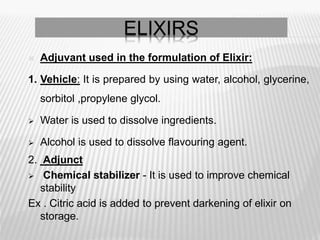 Monophasic liquid dosage forms part 3 | PPT