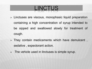 Monophasic liquid dosage forms part 3 | PPT