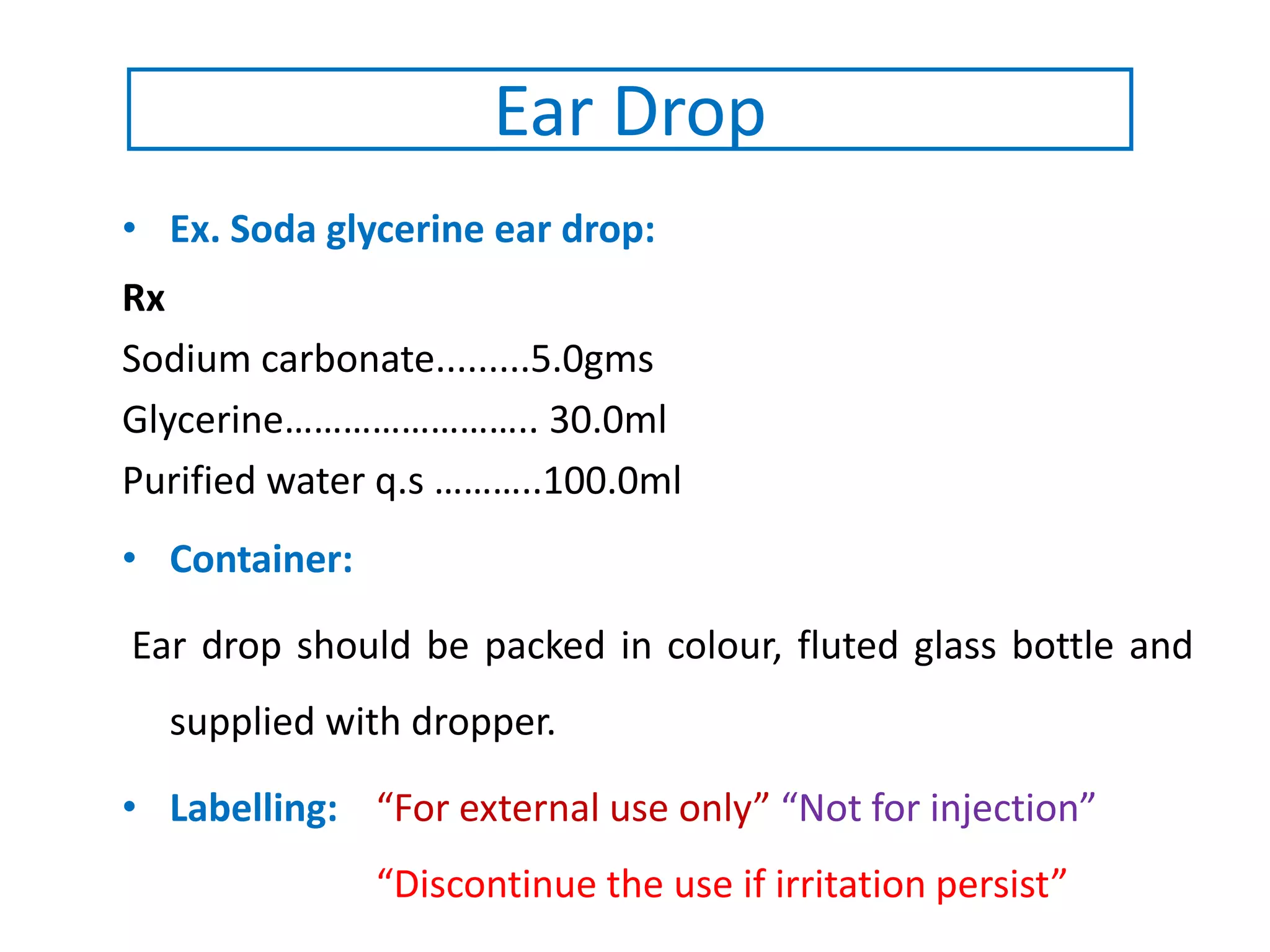 Monophasic liquid dosage forms part 4 | PPT