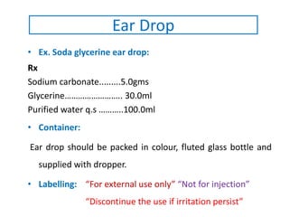 Monophasic liquid dosage forms part 4 | PPT