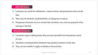 Monophasic liquids (for external application) | PPT
