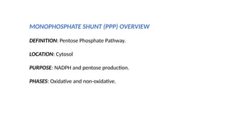 MONOPHOSPHATE-SHUNT-OVERVIEW-GROUP-7.pptx