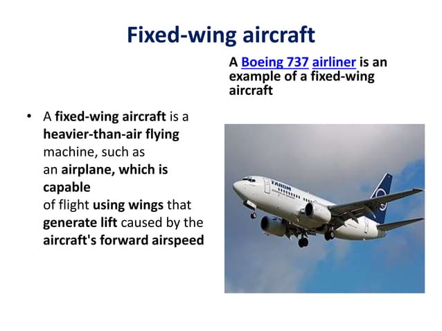 MONOPLANE AND BIPLANE.pptx | Air Travel | Travel Type