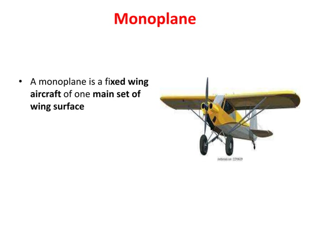 MONOPLANE AND BIPLANE.pptx | Air Travel | Travel Type
