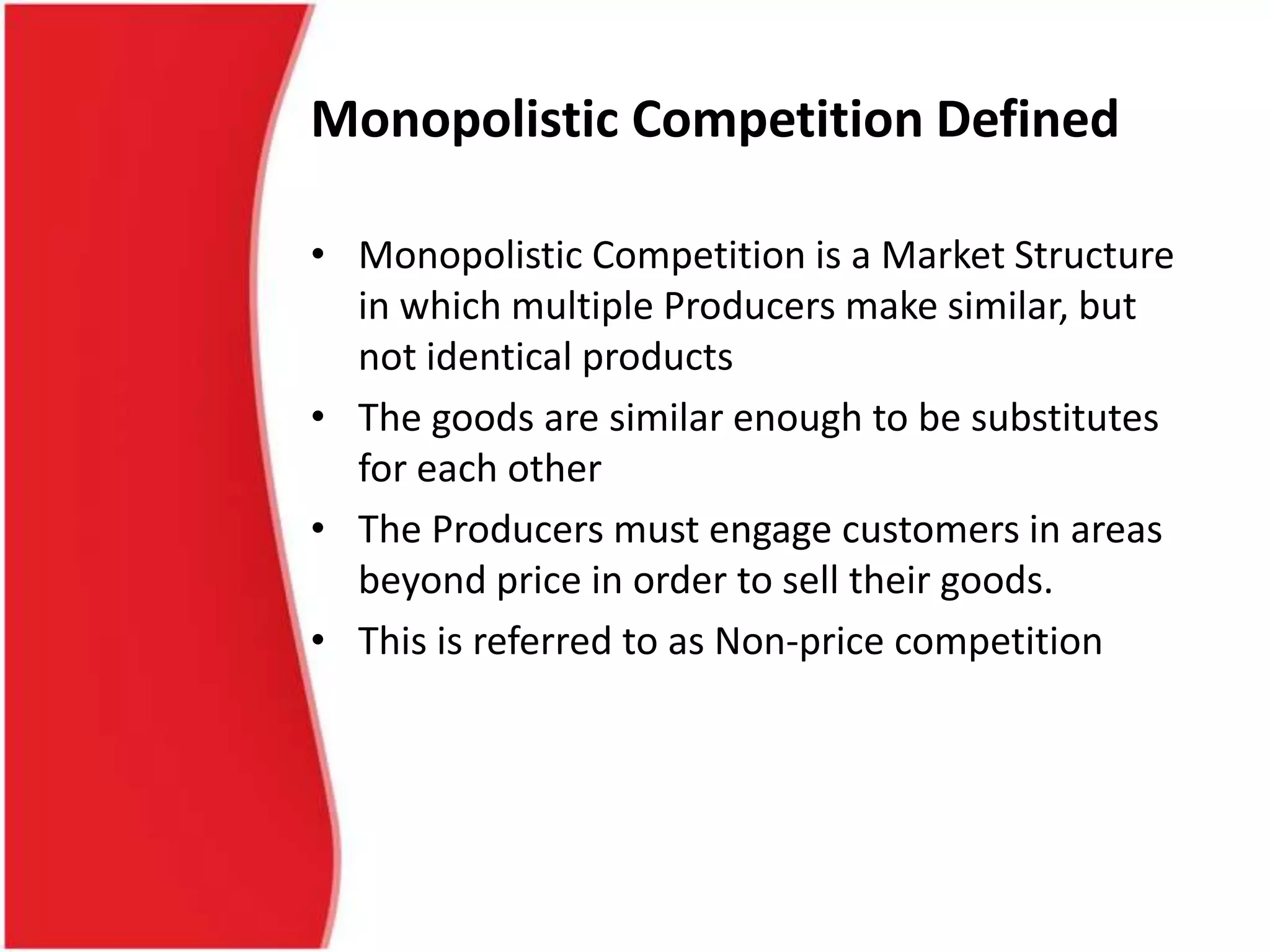 Monopolistic competition | PPTX