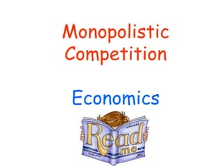 Monopolistic competition - The Four Types of Market Structure ...