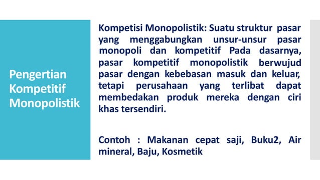 Monopolistic competition | PPTX