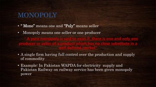 Monopolistic competition | PPTX