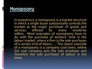 Monopolistic competition ppt | PPTX