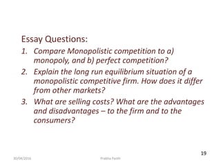 Monopolistic competition | PPT