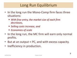 Monopolistic competition | PPT