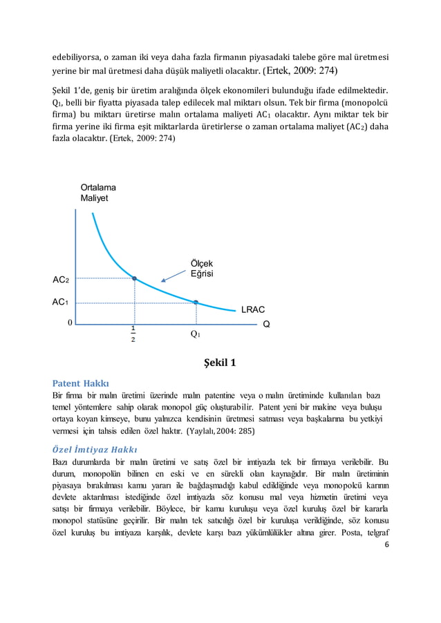 Monopol piyasa a.bugdayci | DOCX