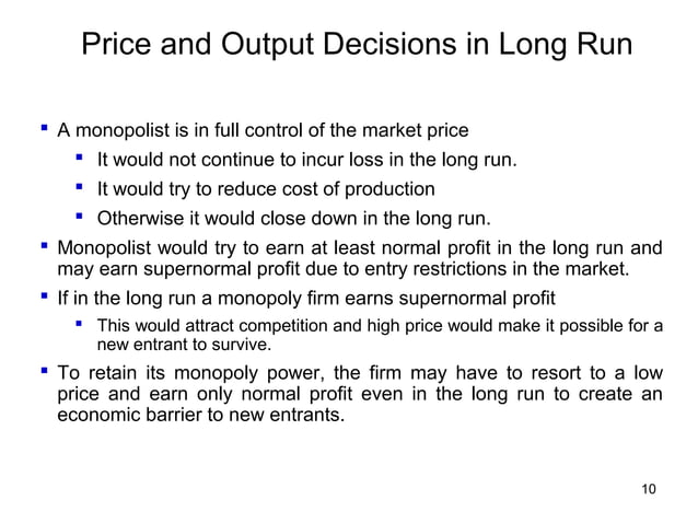 Monopoly | PPT | Business Accounting & Finance | Business