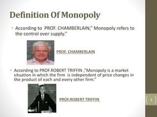 Monopoly Market structure | PPTX