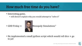 Yes you can play Monopoly with a Genetic Algorithm - Niels Zeilemaker | PPTX | Board Games and ...