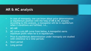 Monopoly and Price Determination | PPTX | Business Accounting & Finance ...