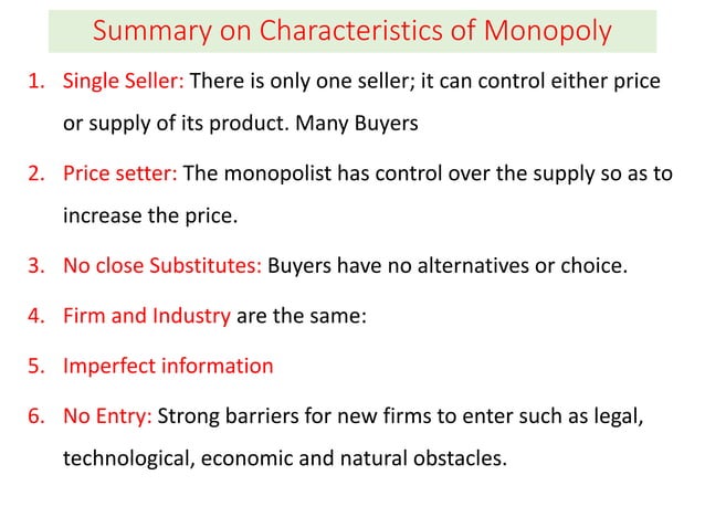 Monopoly.pptx for MBA students basics of MS | PPTX | Large Business | Business
