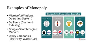 monopoly competition and it's pricing strategies | PPTX