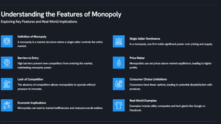 Monopoly Market: Features, Analysis and Impact | PPTX