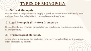 Monopoly - market structure - managerial science | PDF