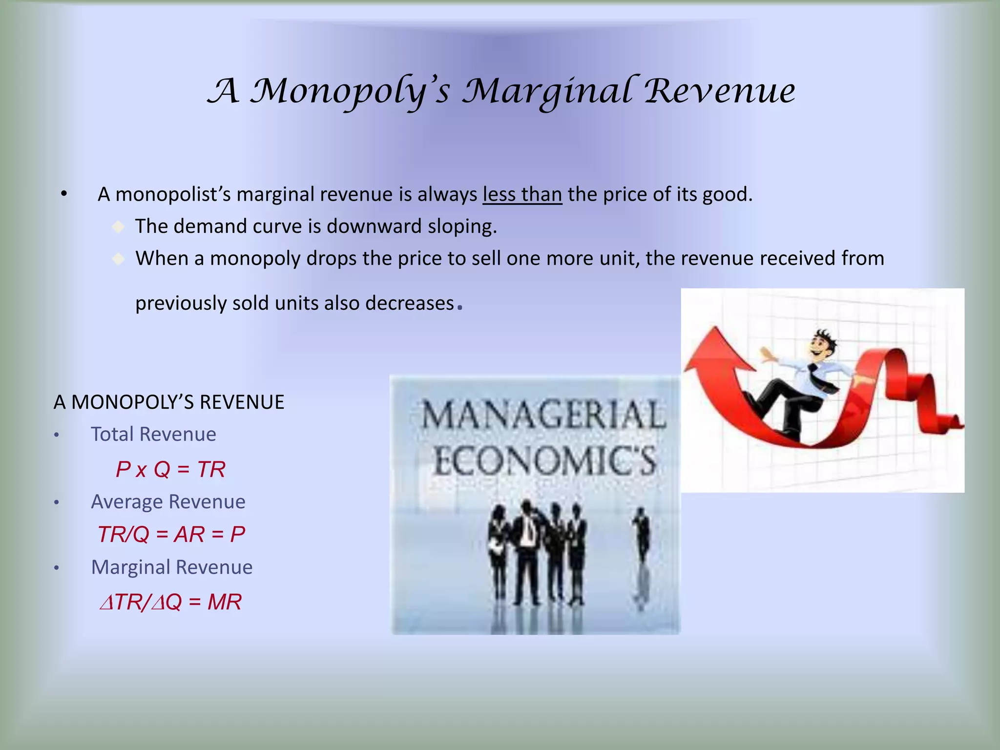 Monopoly --in microeconomics