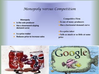Monopoly --in microeconomics | PPTX