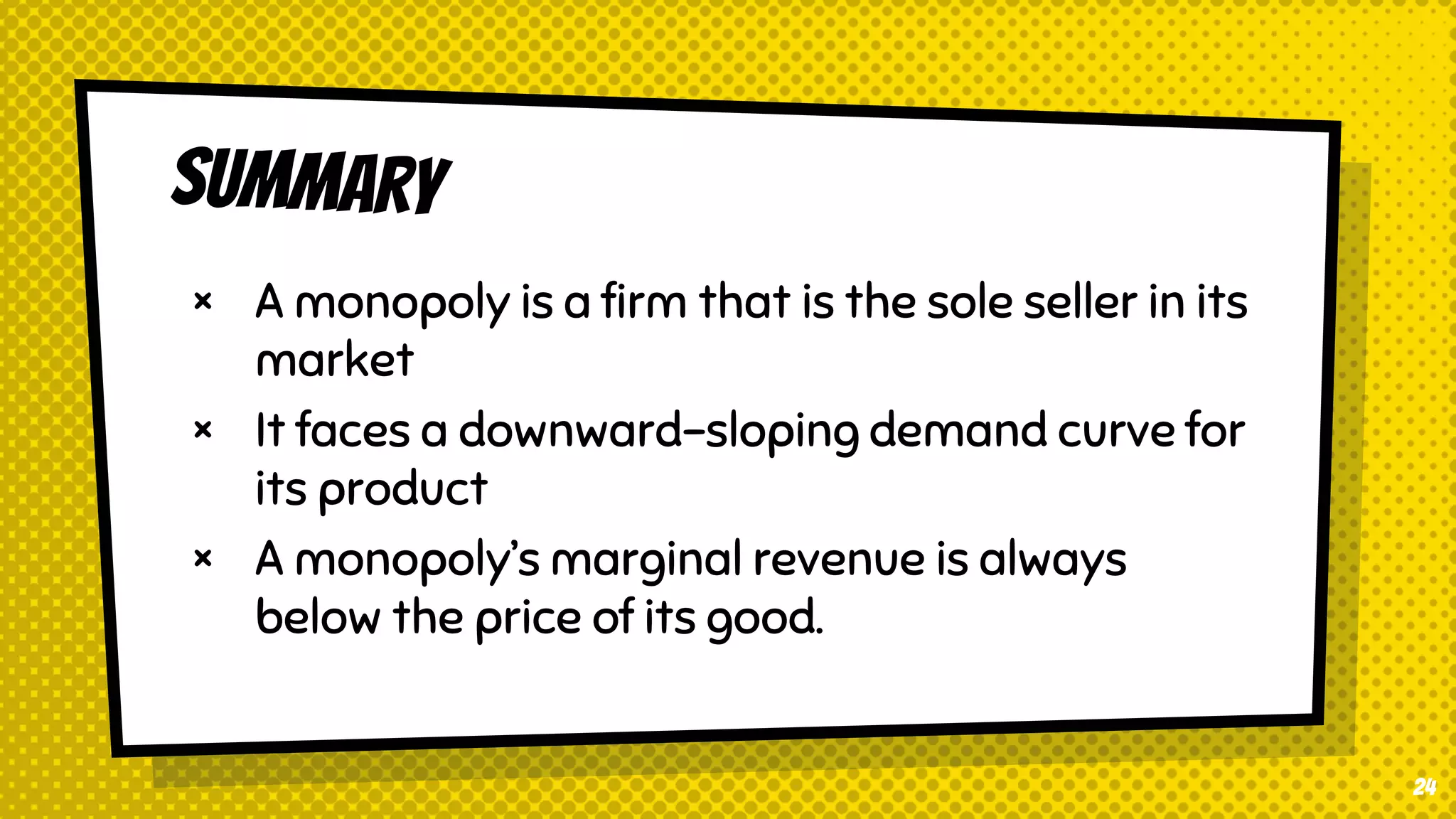 Monopoly - Economics by PICO, Danna Laucil E. | PPT