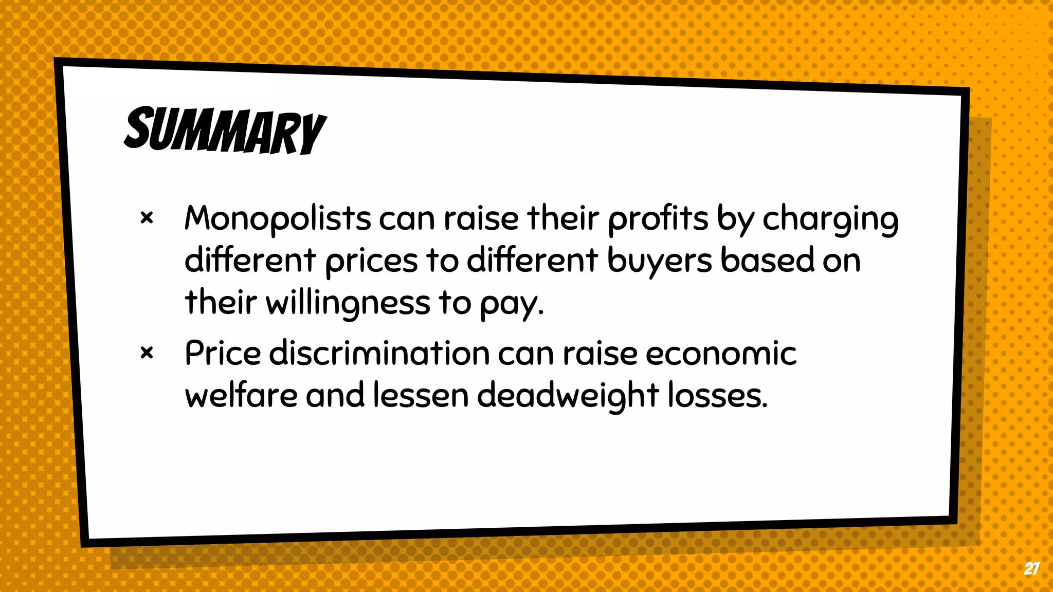 Monopoly - Economics by PICO, Danna Laucil E. | PPT