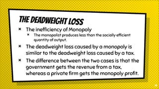 Monopoly - Economics by PICO, Danna Laucil E. | PPT