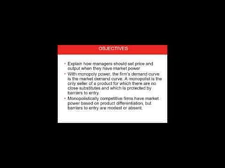 Monopoly and monopolistic competition | PPTX