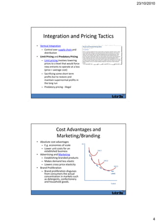 Monopoly & Barriers to entry: Revision Notes | PDF