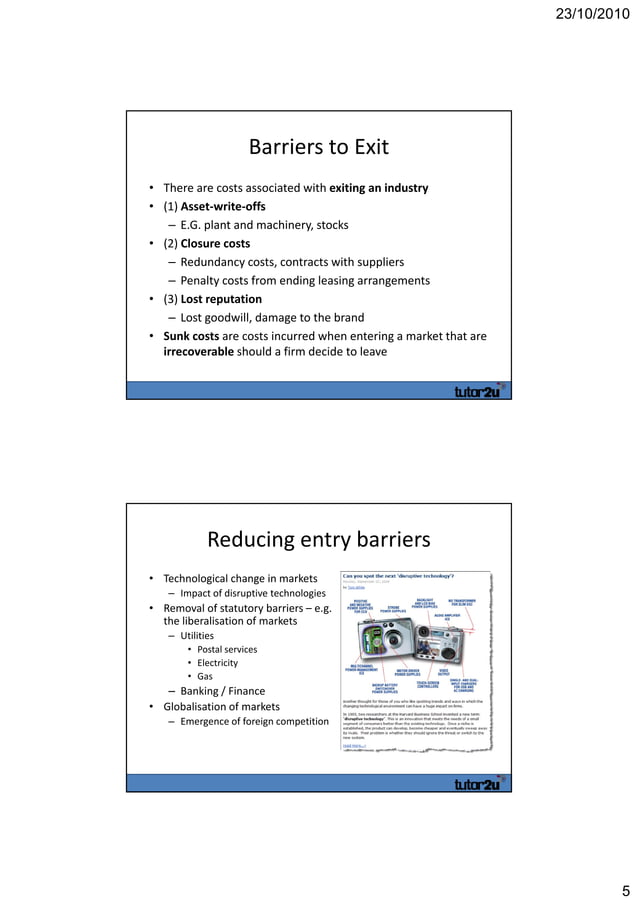 Monopoly & Barriers to entry: Revision Notes | PDF