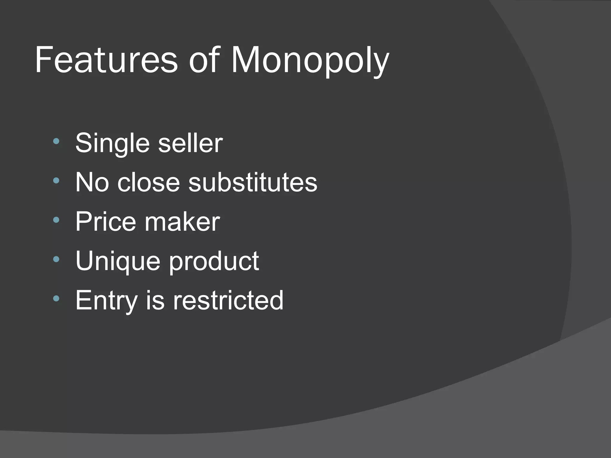 Monopoly market eco | PPT