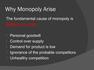 Monopoly market eco | PPT