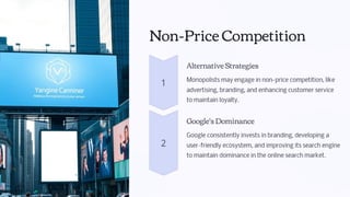 MONOPOLY IN ECONOMICS: MARKET STRUCTURE AND PRICING STRATEGIES | PPTX