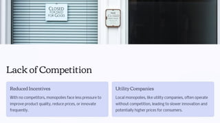 MONOPOLY IN ECONOMICS: MARKET STRUCTURE AND PRICING STRATEGIES | PPTX